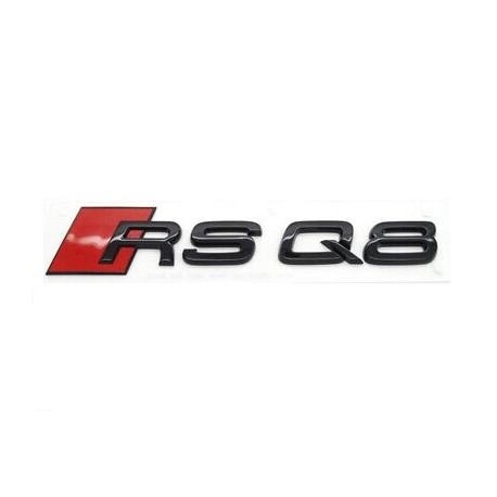Emblema RSQ8 pentru Audi Q8 Sline, negru - MyWebshop